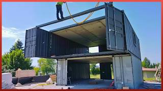 Building A 2 Floor Shipping Container Home With A Terrace Start To