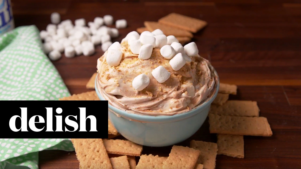 Fluffy S Mores Dip Delish Youtube