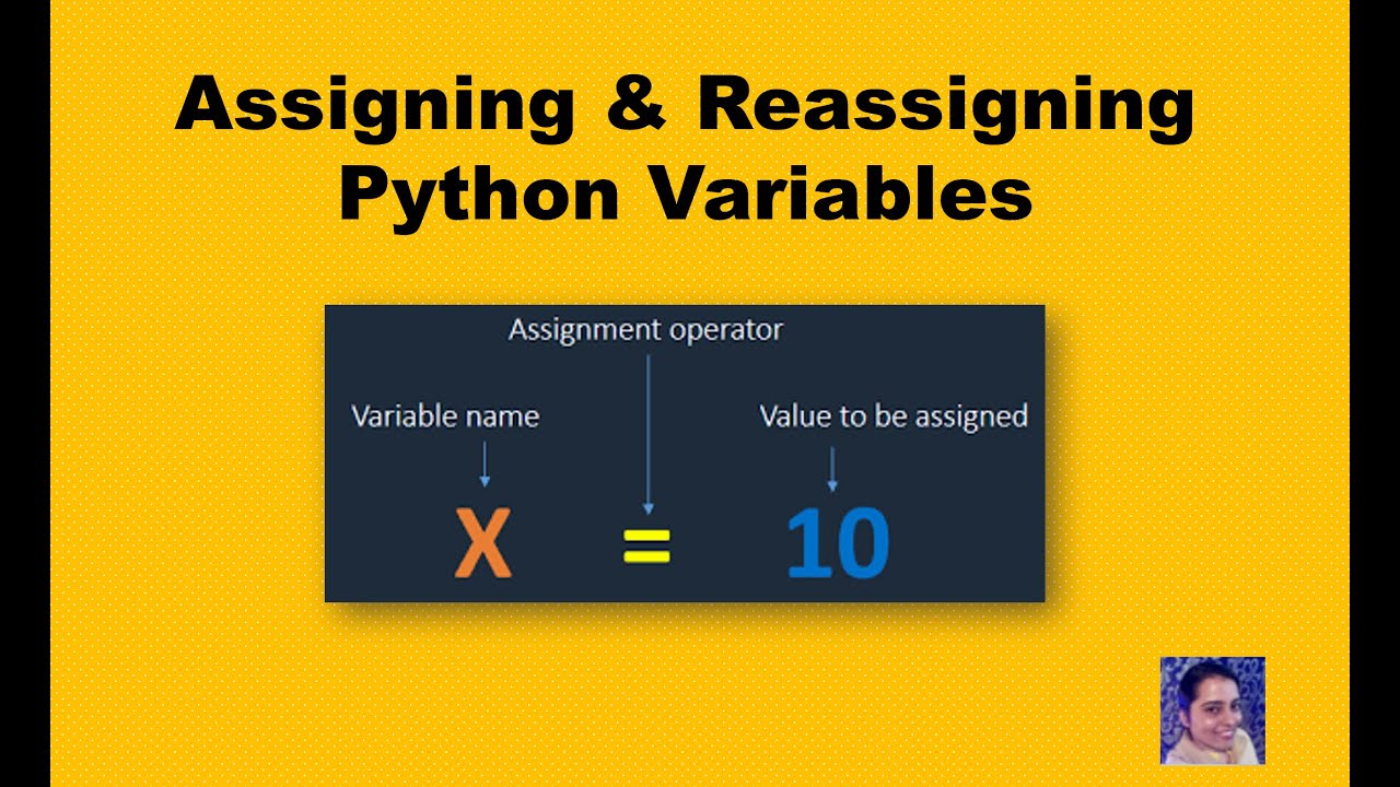 Assigning And Reassigning Variables In Python Youtube