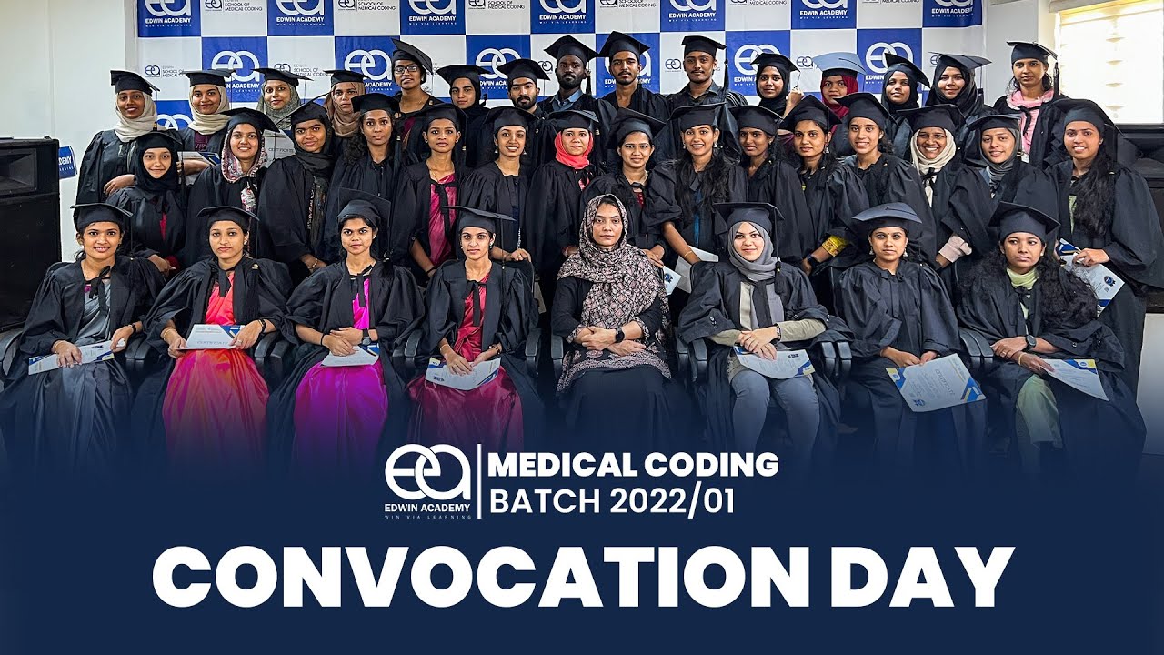 Medical Coders Convocation Day For Medical Coding Students Edwin