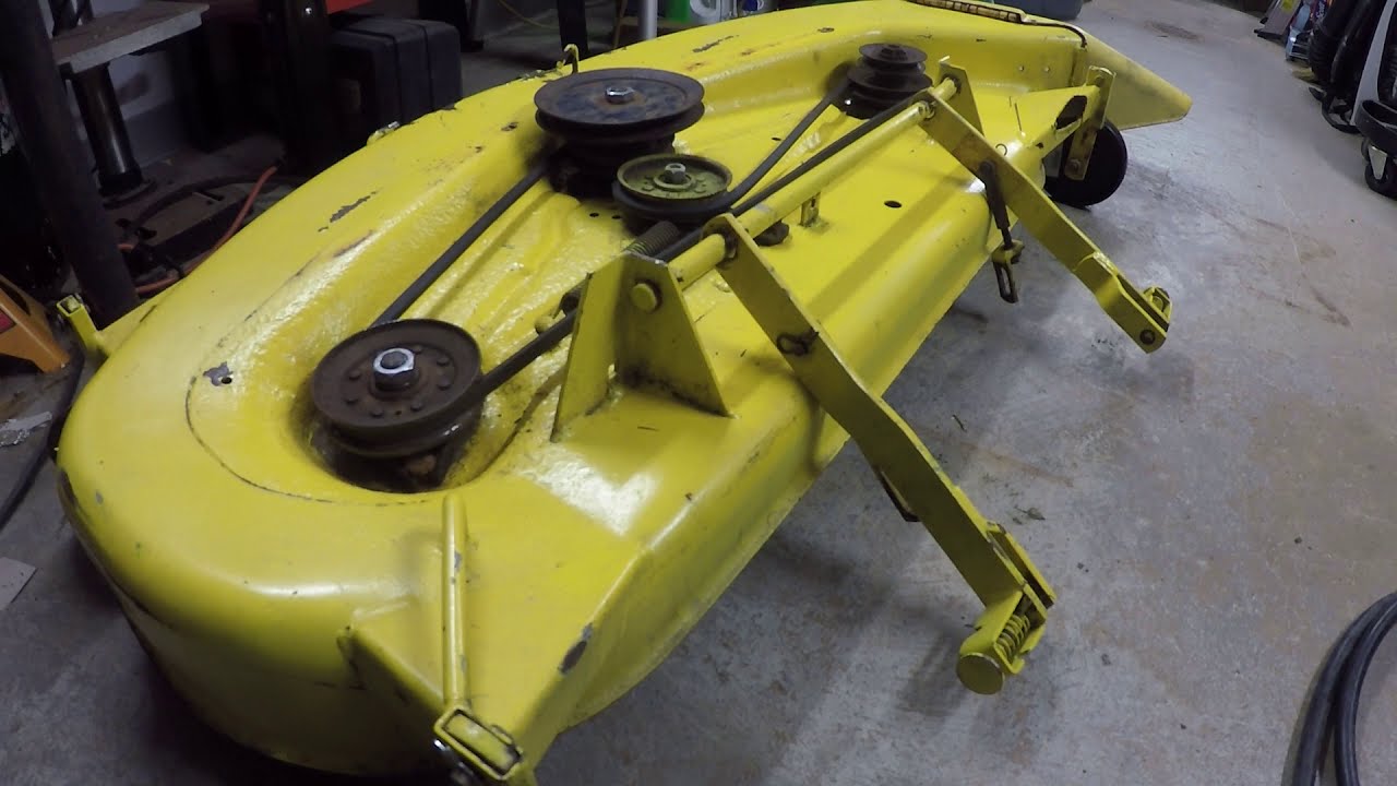 Mower Deck Reassembly John Deere Mower Deck Rebuild Part 3 Youtube