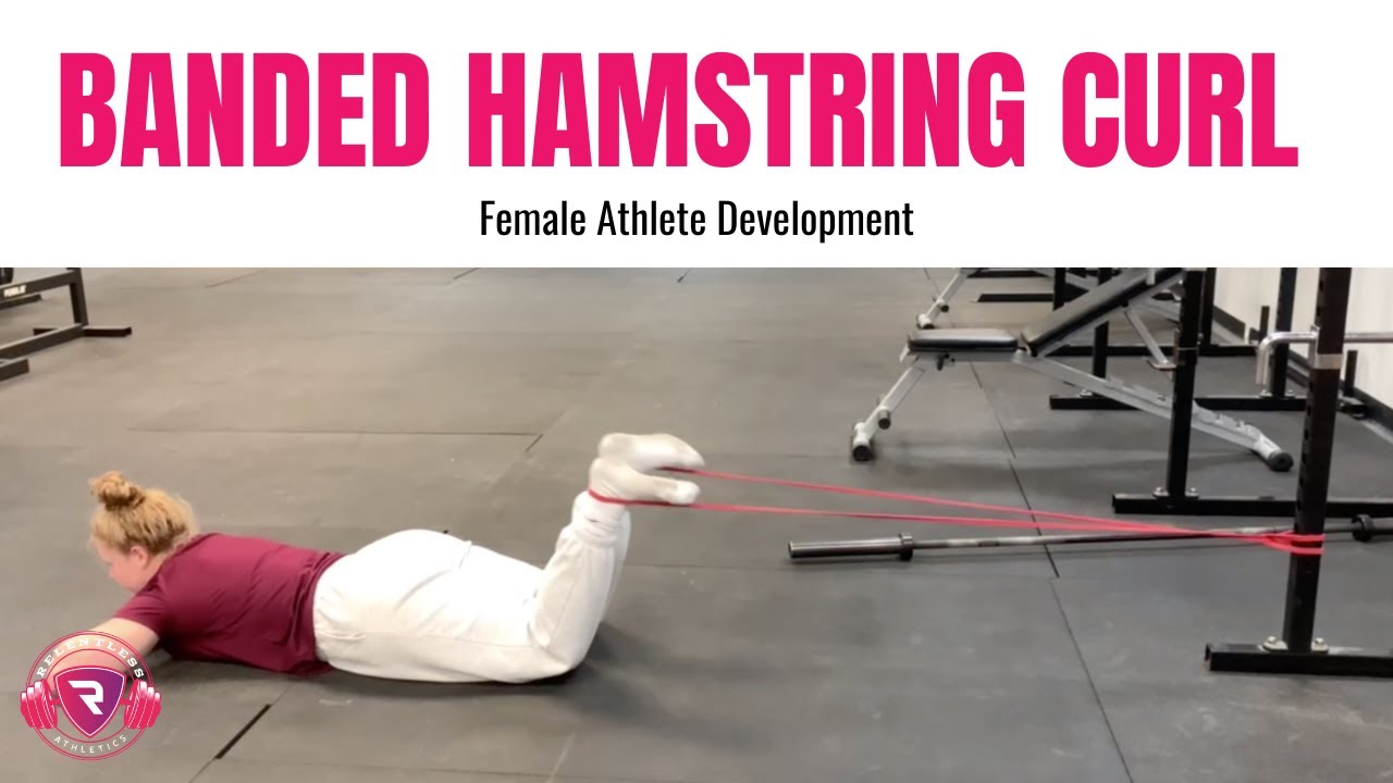 Banded Hamstring Curl Youtube