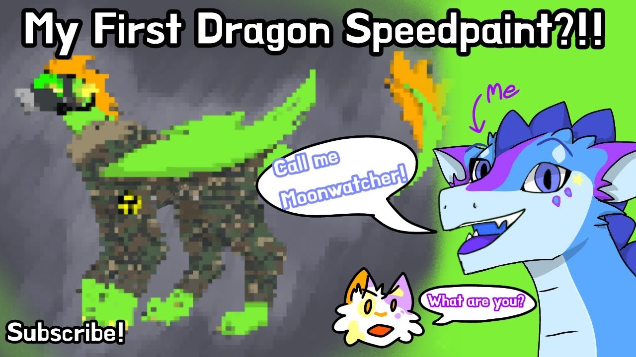 Dragon Oc Speedpaint Toxic Youtube