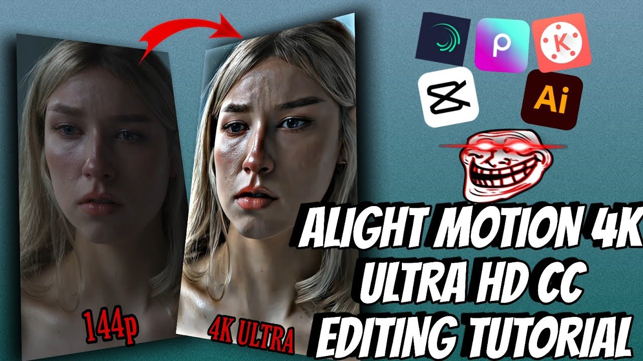 How To Get 4k Cc Quality On Alight Motion Alight Motion Edit Tutorial