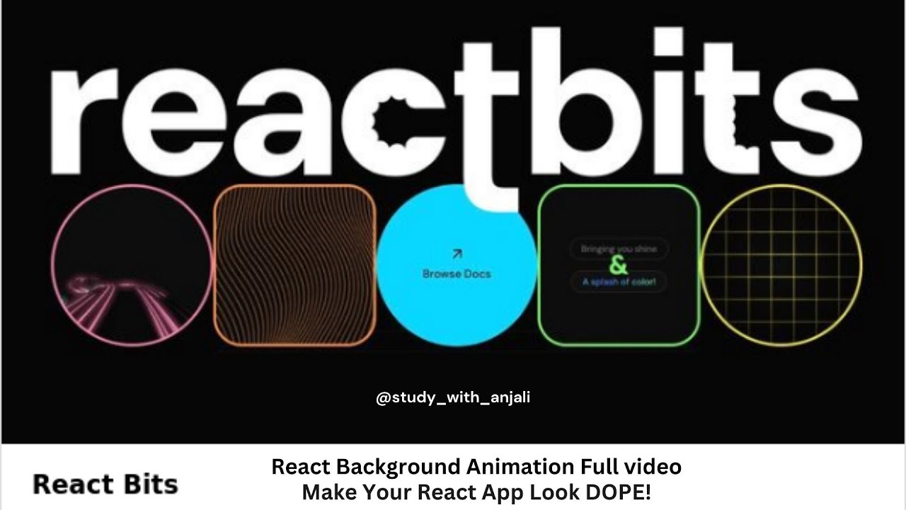 Reactbits Famous Library The Ultimate Full Animation Library рџ ґ Youtube