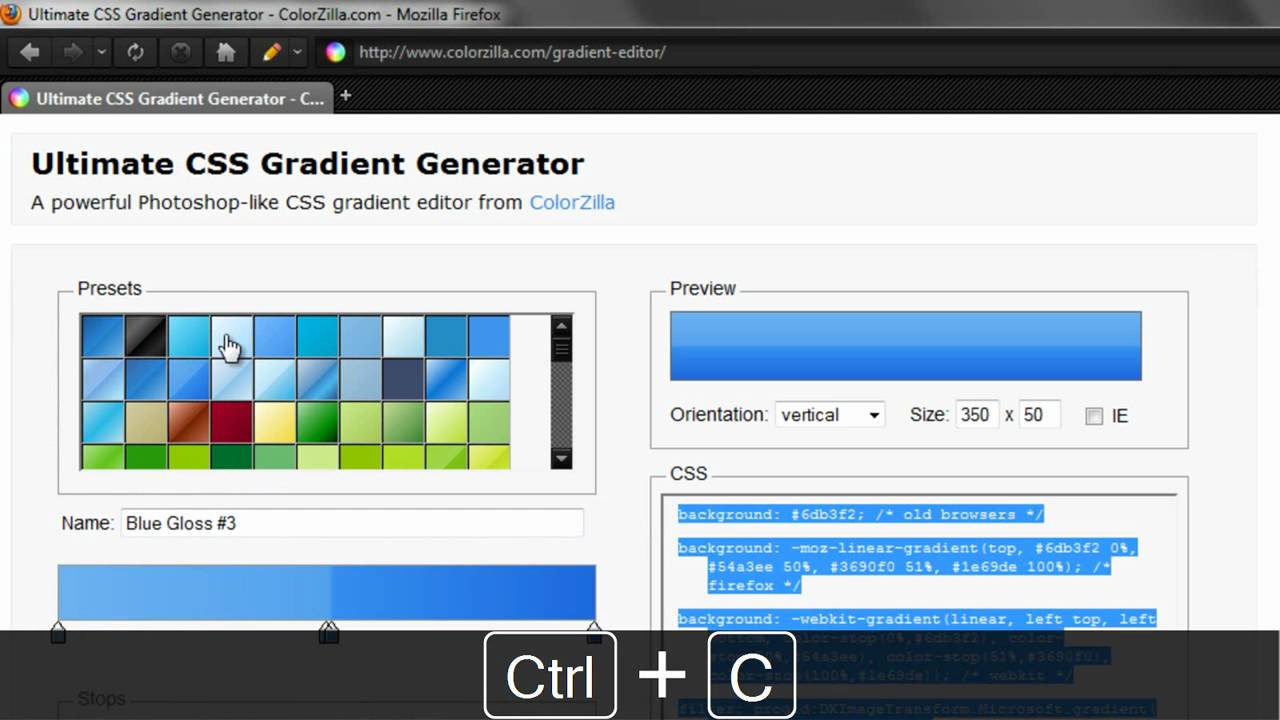 Css3 Generar Degradados Con Ultimate Css Gradient Generator Youtube