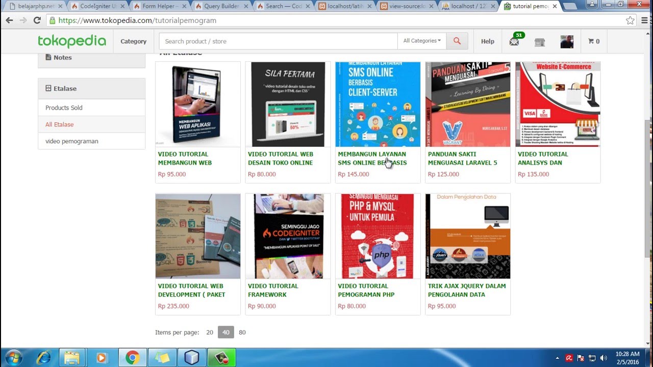 Bagian 5 Update Data Youtube