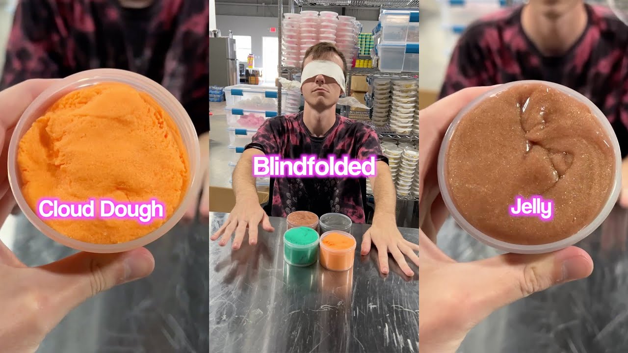 Blindfolded Slime Challenge Youtube