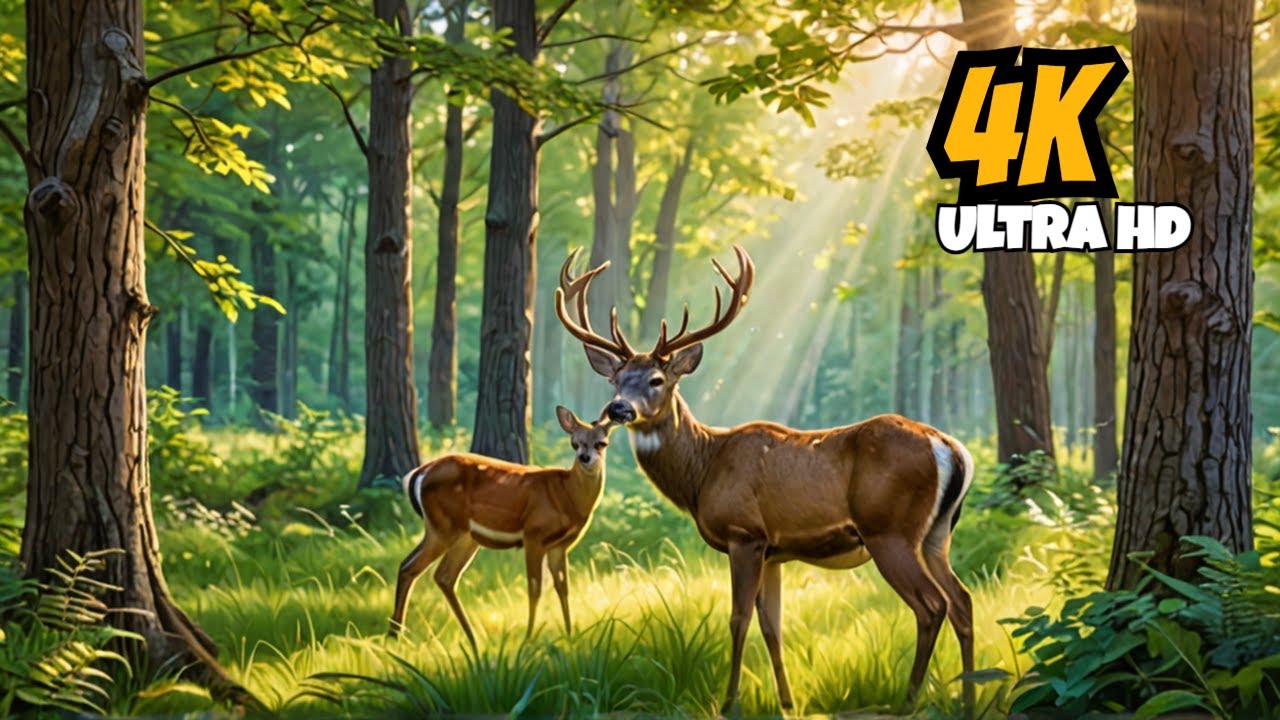 Beautiful Forest World 4k Peaceful Music Youtube