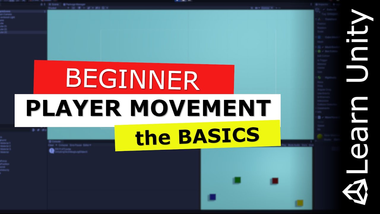 Unity Basics Player Movement Youtube