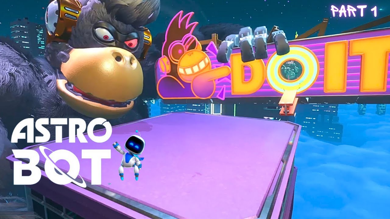 First Gameplay Of Astro Bot Youtube