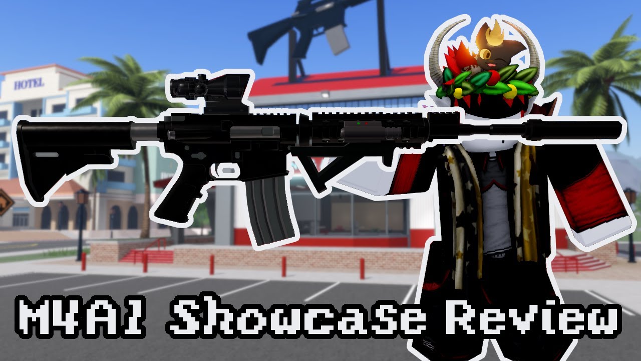 M4a1 Showcase Roblox Wanted Weapon Review Youtube