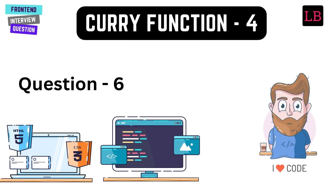 Curry Function 4 Hard Javascript Interview Question 6 Youtube