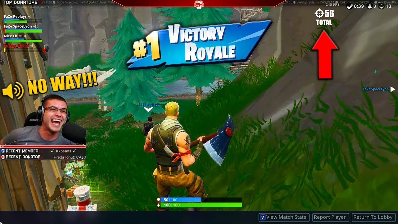 Most Kills In Fortnite