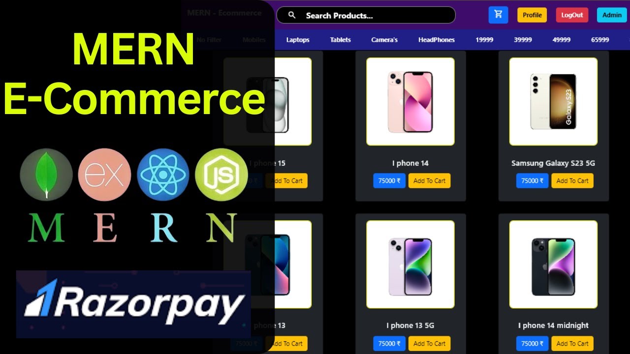 Build Deploy Mern E Commerce Project With Razorpay Payment Gateway