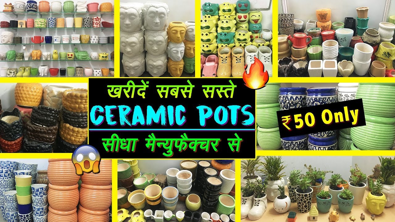 Ceramic Garden Pots In Bangalore Fasci Garden