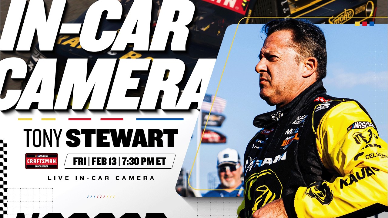 Tony Stewart S In Car Camera At Daytona Nascar Craftsman Trucks