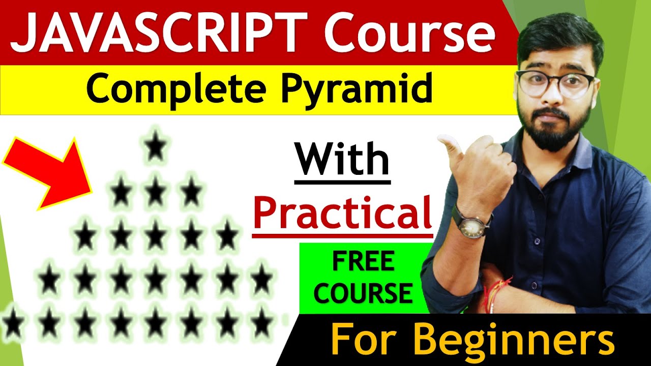 Javascript Star Pattern Program Complete Pyramid Javascript Tutorial