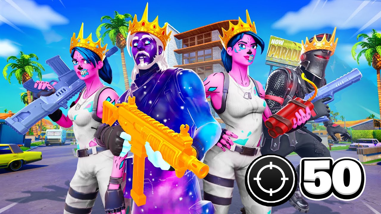 I Got My First Ever 50 Kill Game In Fortnite Youtube