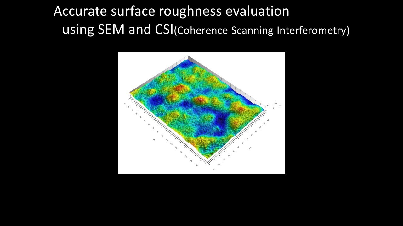 Materials Accurate Surface Roughness Evaluation Using Sem And Csi