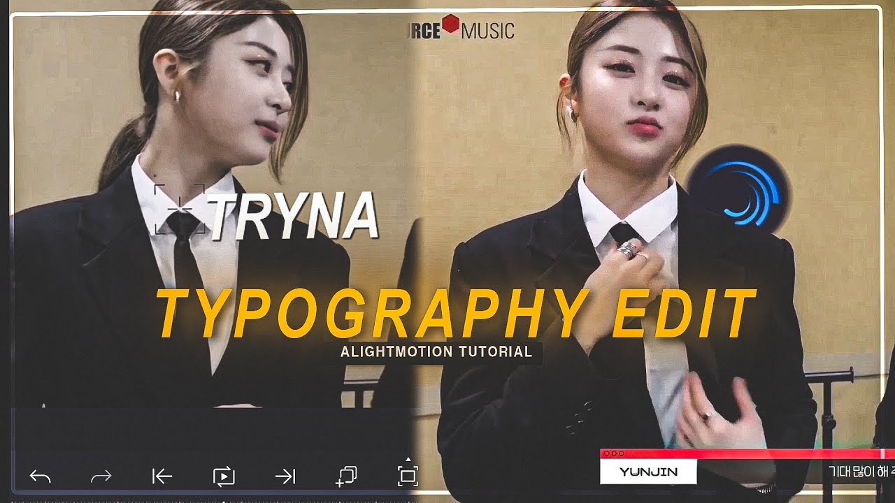 Typography Edit Tutorial Preset Alightmotion Youtube