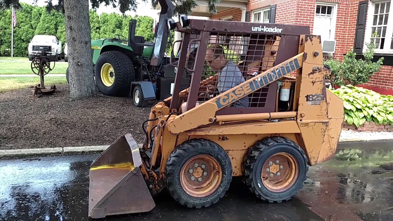 Case 1825 Skid Steer Loader 25hp Kubota Diesel Youtube