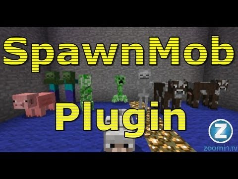 Minecraft Plugin Spawnmob Tutorial Youtube