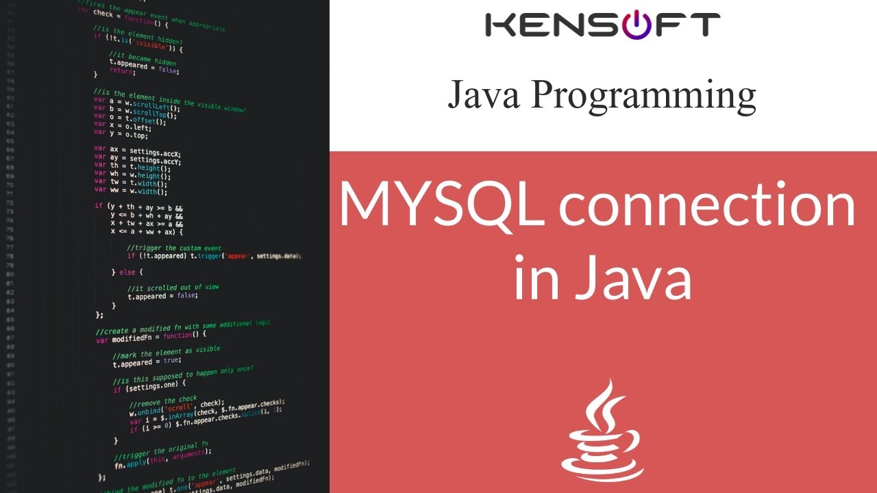 Java Mysql Connection Tutorial Java Database Connection Youtube