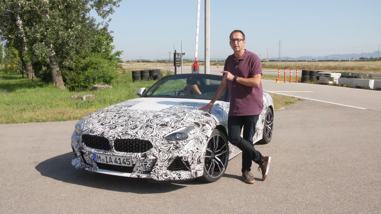 2020 Bmw Z4 Roadster Prototype First Drive Test Video Review Youtube