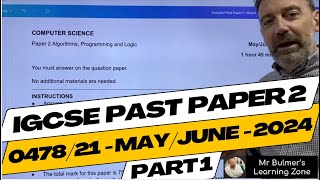 Igcse Computer Science 2023 25 Paper 2 Revision May June 2023 Part 1