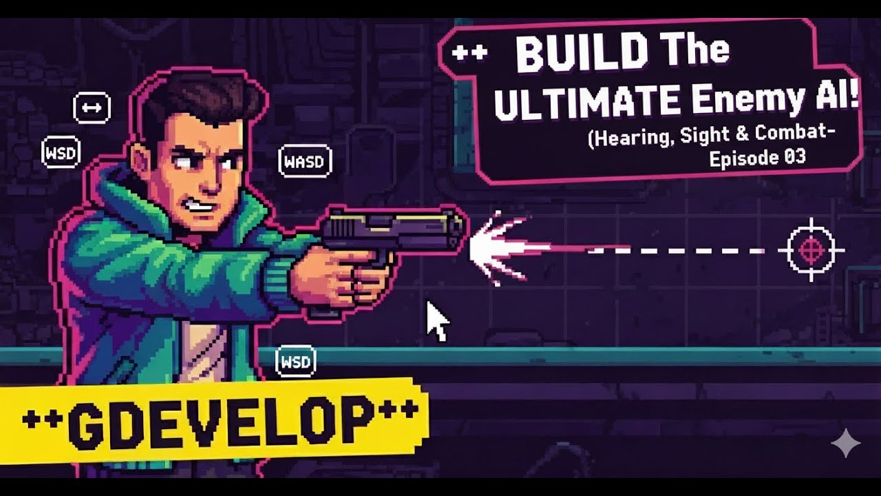 Stop Making Dumb Enemies In Gdevelop Hotline Gdevelop E03 Youtube