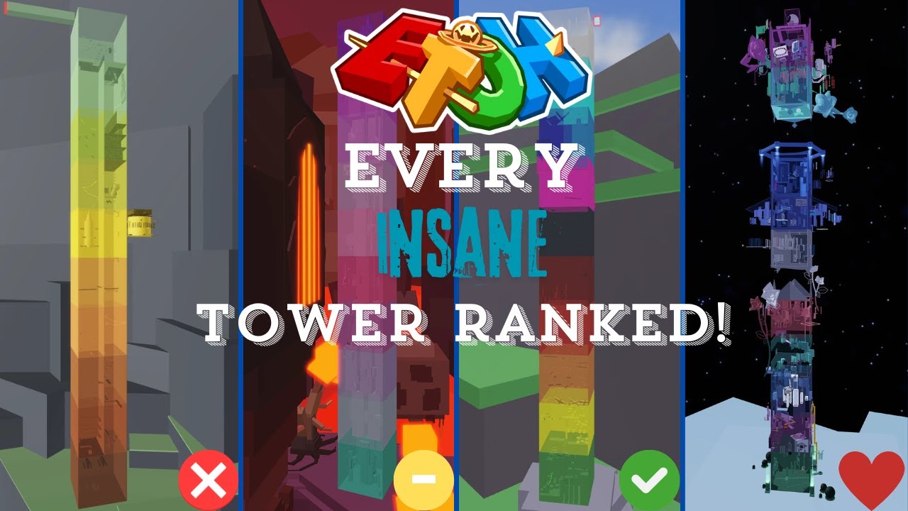Every Insane Tower In Etoh Ranked Youtube