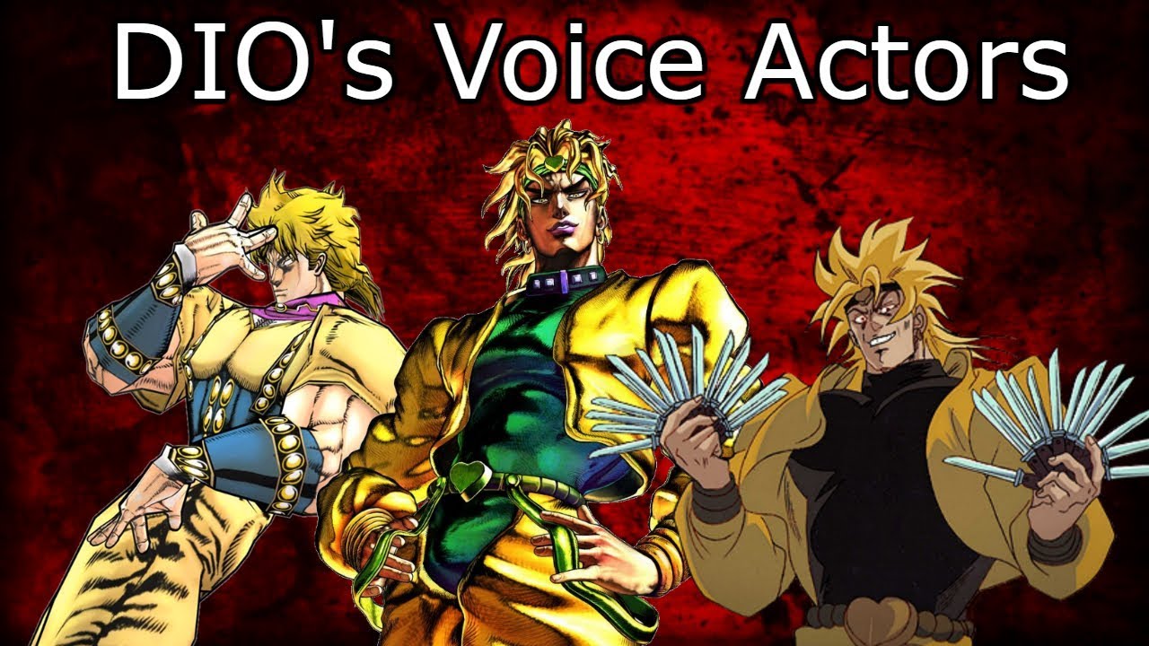 Dio S Voice Actors Youtube