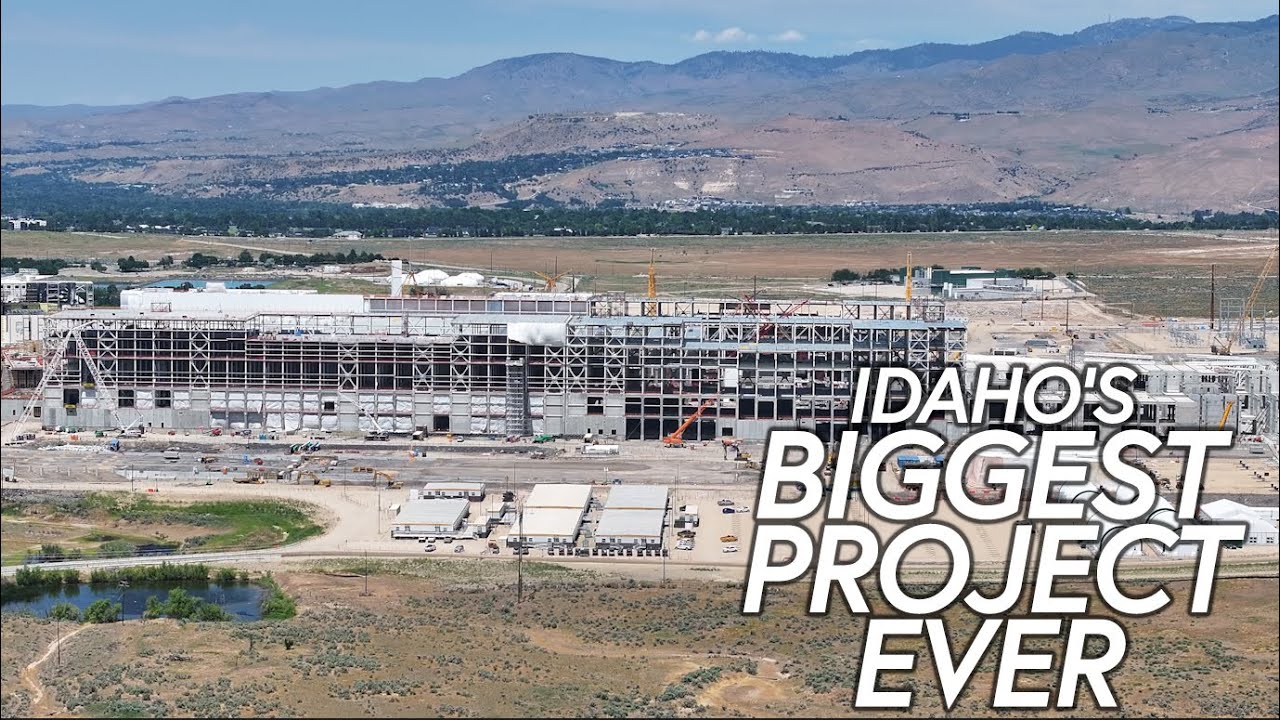 Aerial Tour Micron S Huge Boise Expansion Takes Shape Youtube