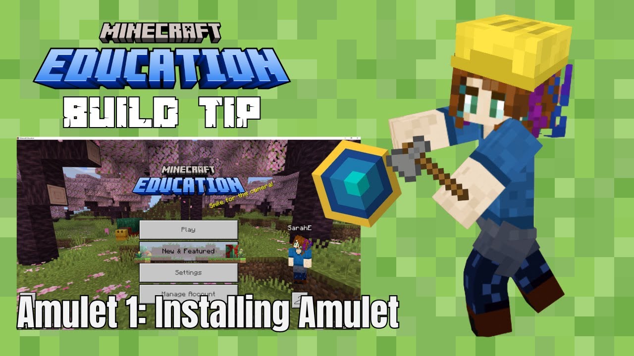 Minecraft Education Tips Amulet 1 Installing Amulet Youtube