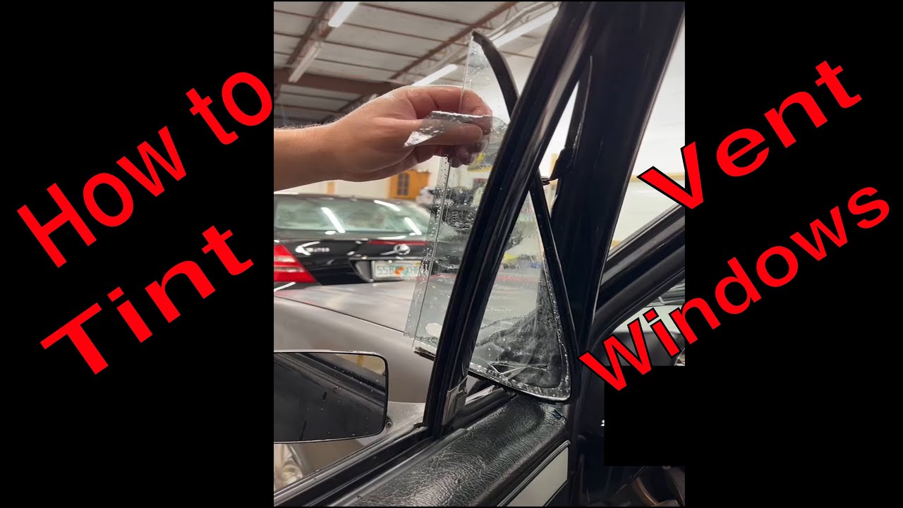 How To Tint Vent Windows On A Classic Chevy C10 Truck Youtube