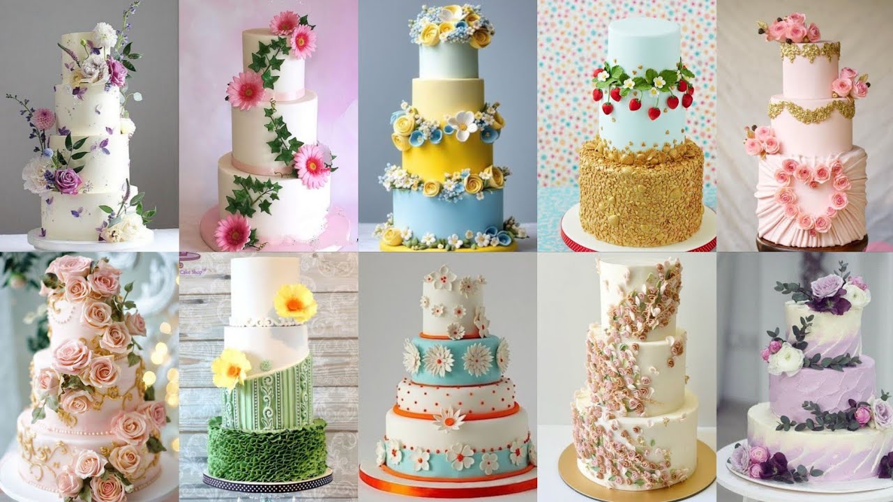 ёяойvery Beautiful Three Tier Cake Decorating Idea 3 Tier Cake Designs 3