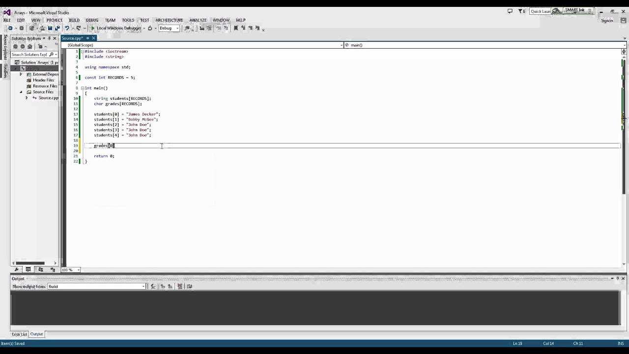 Parallel Arrays Youtube