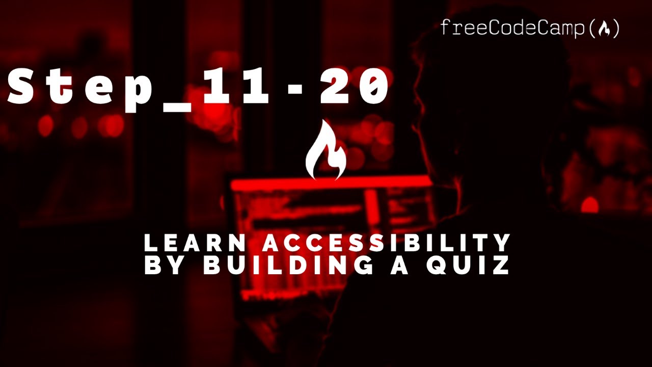 Learn Accessibility By Building A Quiz Solutions Step 11 20