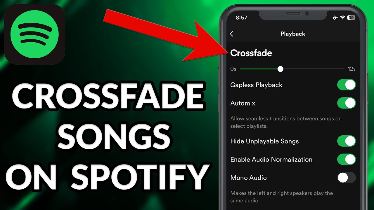 How To Crossfade Songs On Spotify Youtube