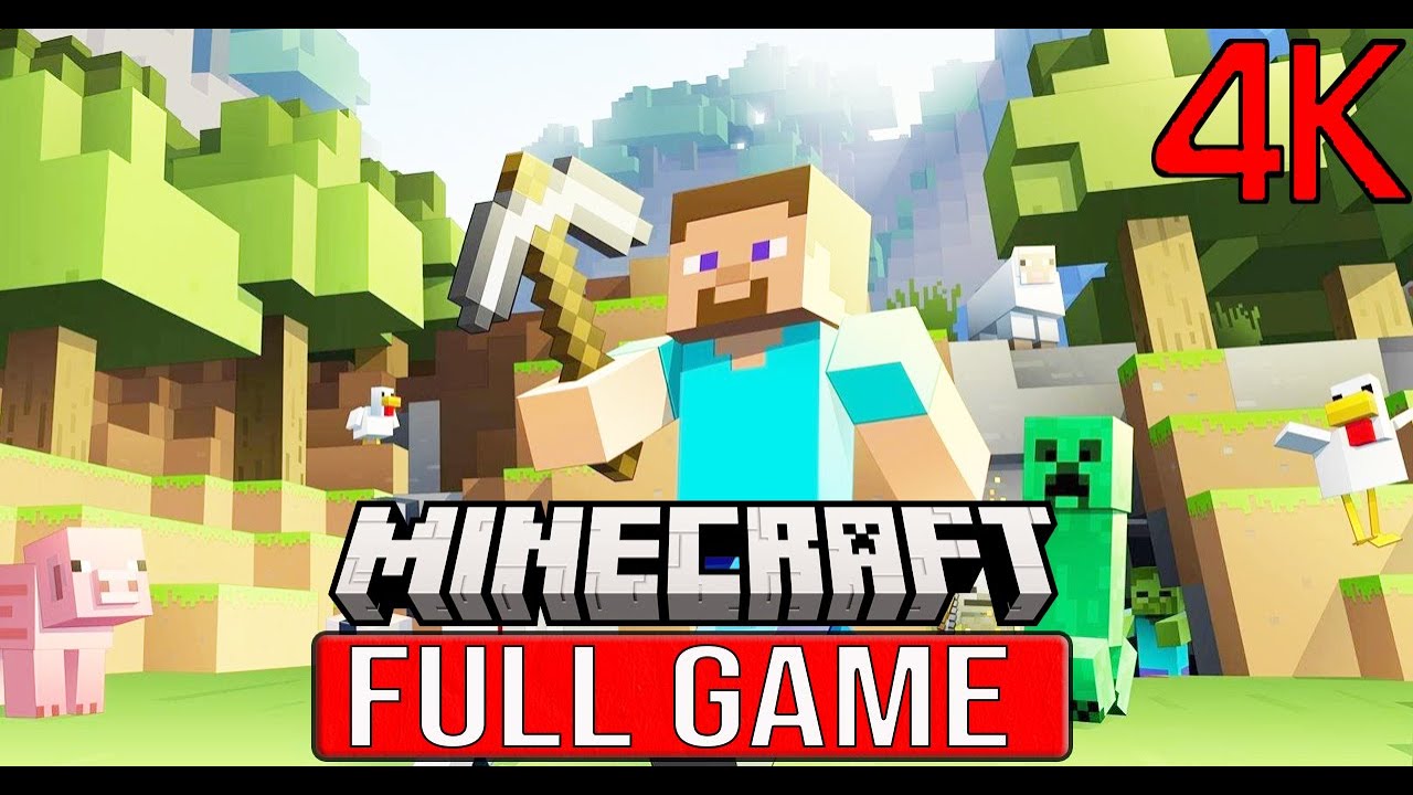 Minecraft Full Gameplay Walkthrough No Commentary Minecraft Full