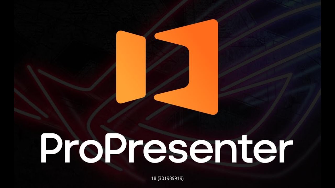 Propresenter Version 18 Youtube
