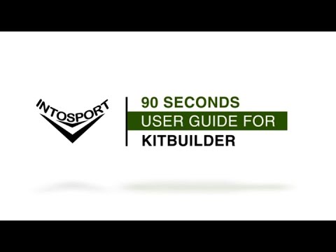 Intosport Kitbuilder Tutorial Youtube