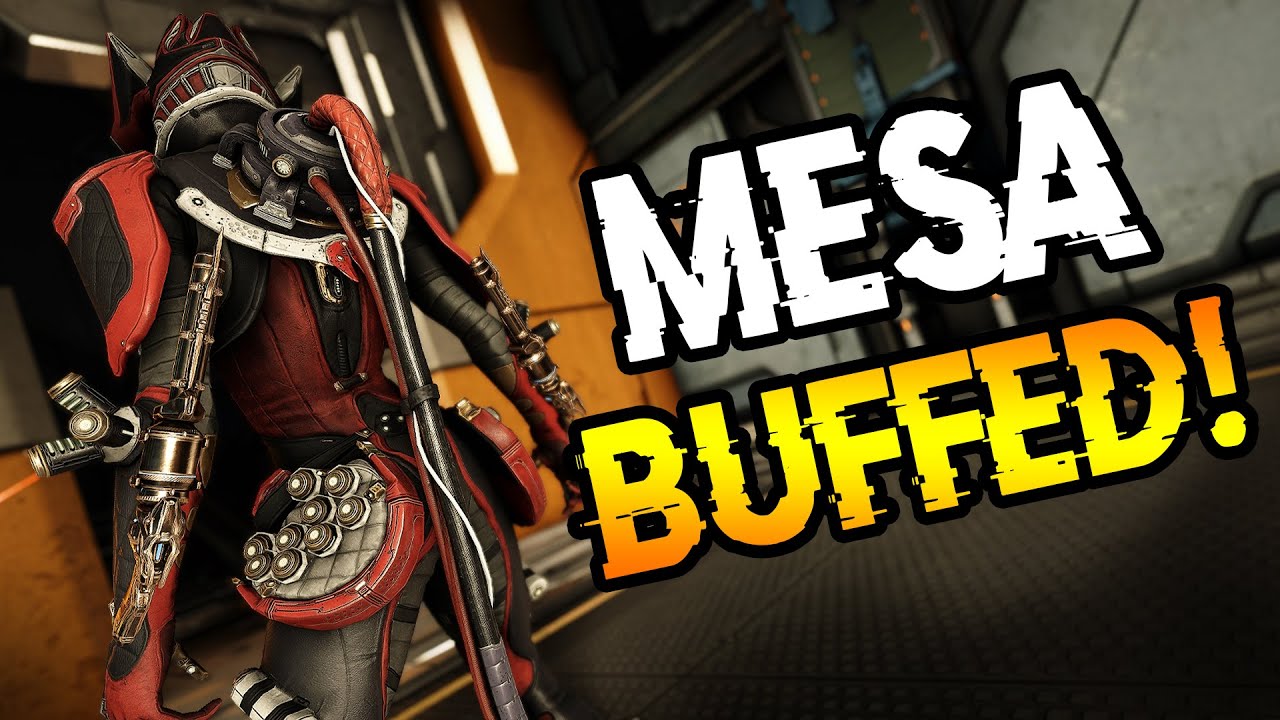 Mesa Buffed Red Crit Build Insanely Powerful Dps Warframe Youtube