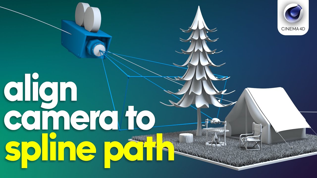 Easiest Way To Align A Camera To A Spline In Cinema 4d Fast Easy