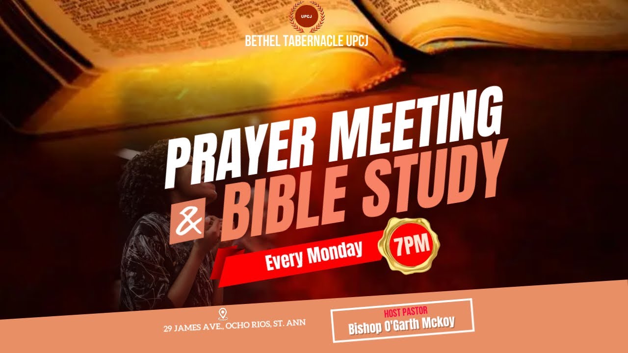 Monday Sep 9 2024 Prayer Meeting Bible Study Bethel