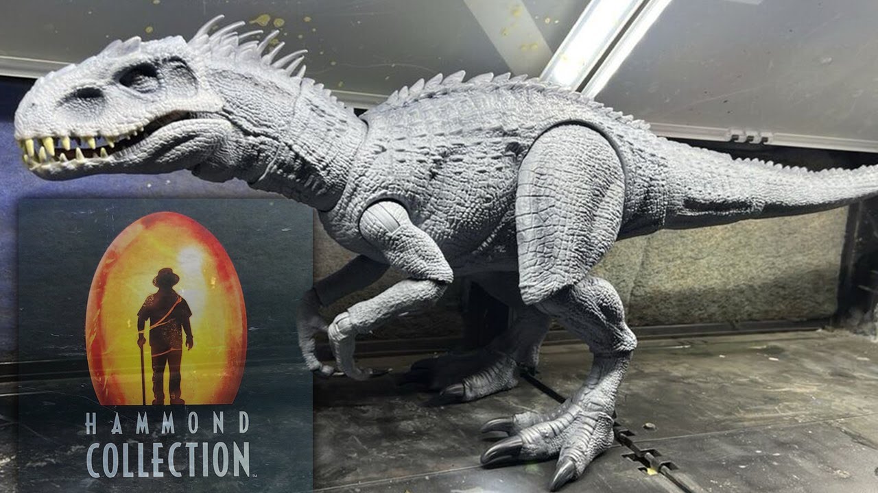 Hammond Collection Indominus Rex Is Coming Jurassic World Figure