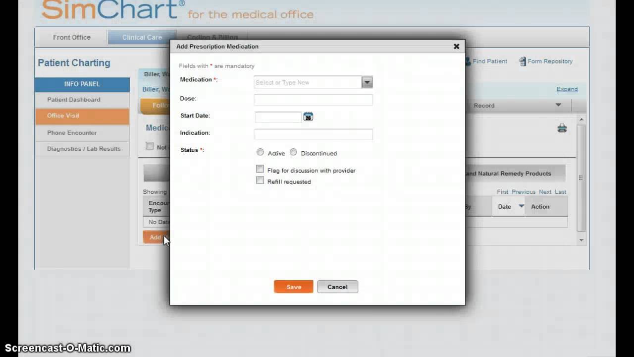Simchart Document Encounter And Schedule Appt Youtube