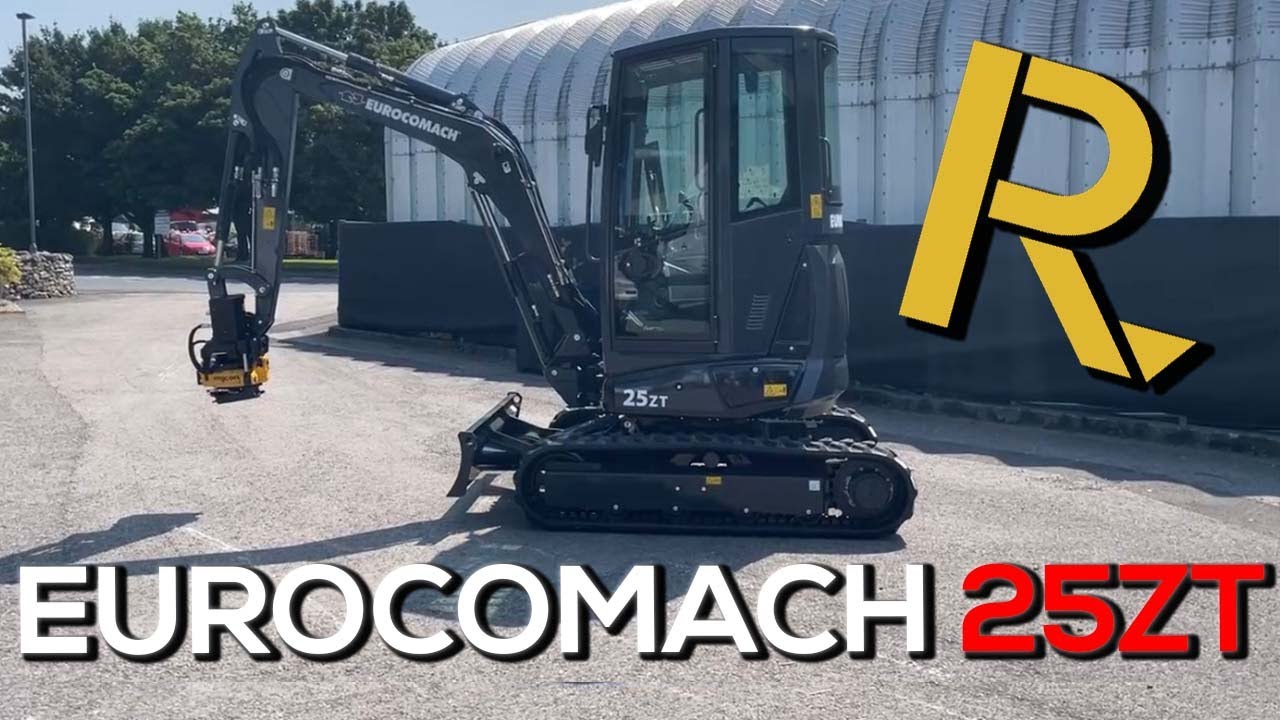 Robustrack Eurocomach 25zt Excavator Walk Around Youtube