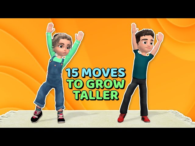 15 Moves To Grow Taller Kids Exercise No Repeats Videos For Kids